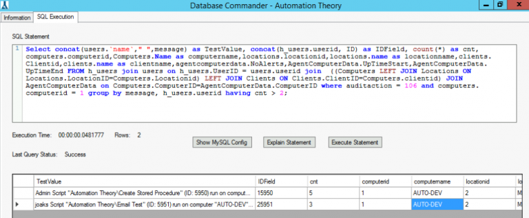 MySQL for Automate 101: Creating Custom Monitors - RAWSQL Monitor